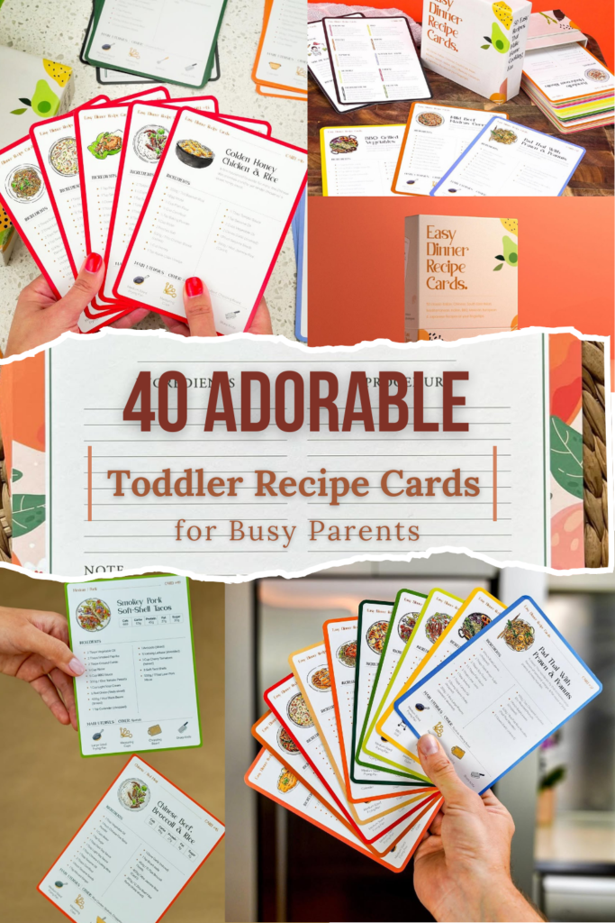 40 Adorable Toddler Recipe Cards for Busy Parents - Mom Dad Sphere ...