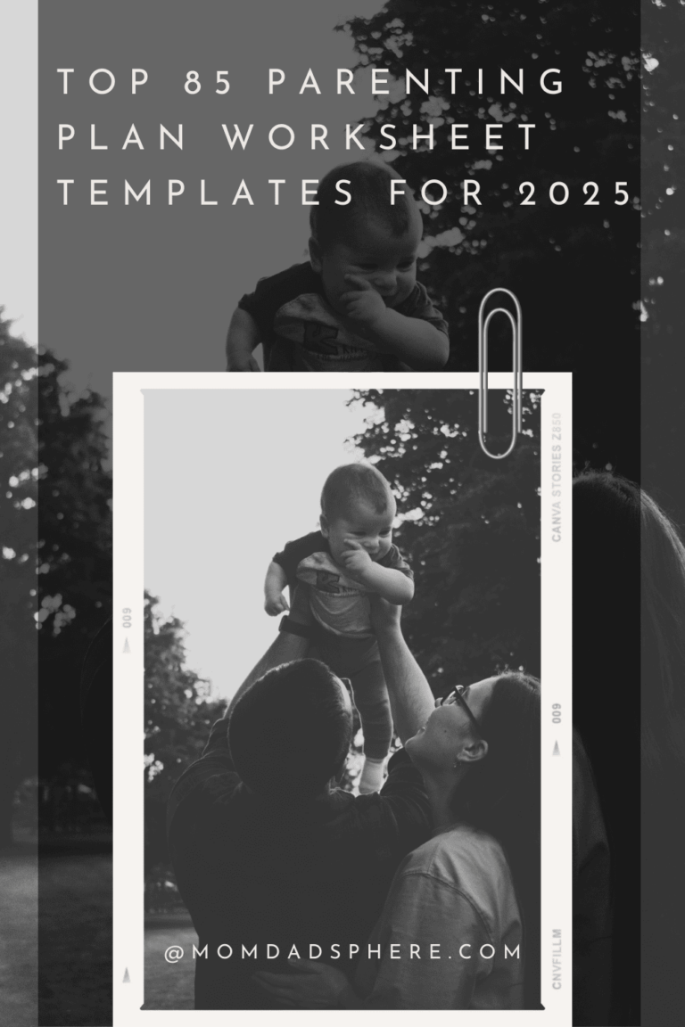 Top 85 Parenting Plan Worksheet Templates for 2025 - Mom Dad Sphere ...