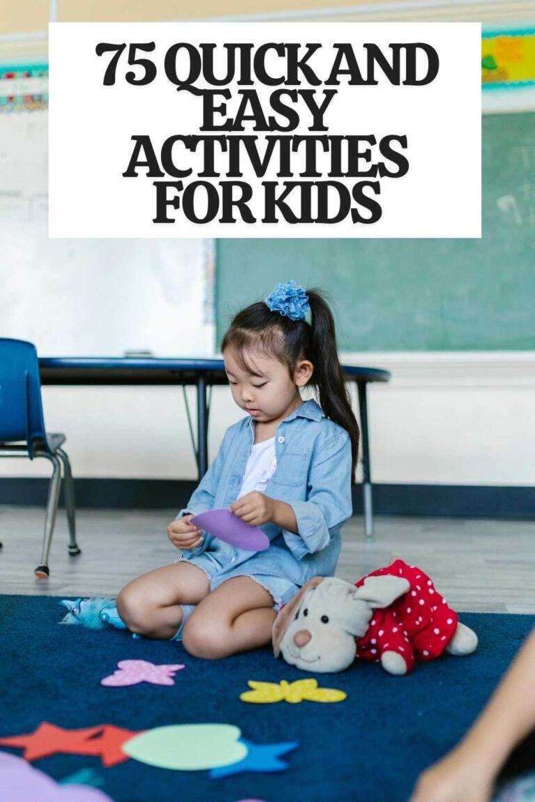 75 Quick and Easy Activities to Keep Kids Busy and Learning - Mom Dad ...