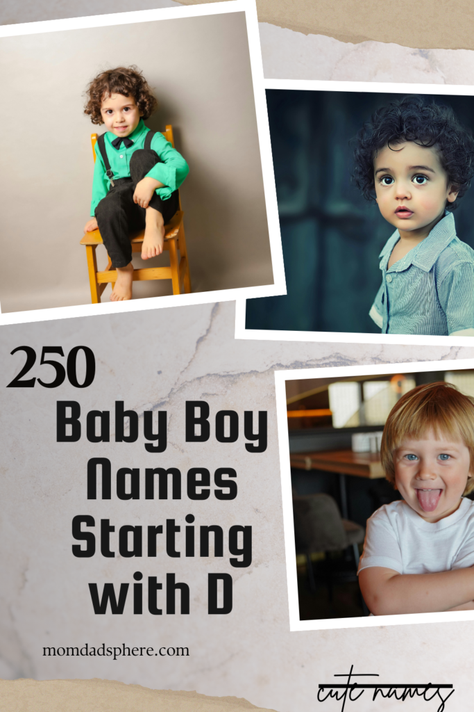 250 Popular Baby Boy Names Starting with D Loved Worldwide - Mom Dad ...