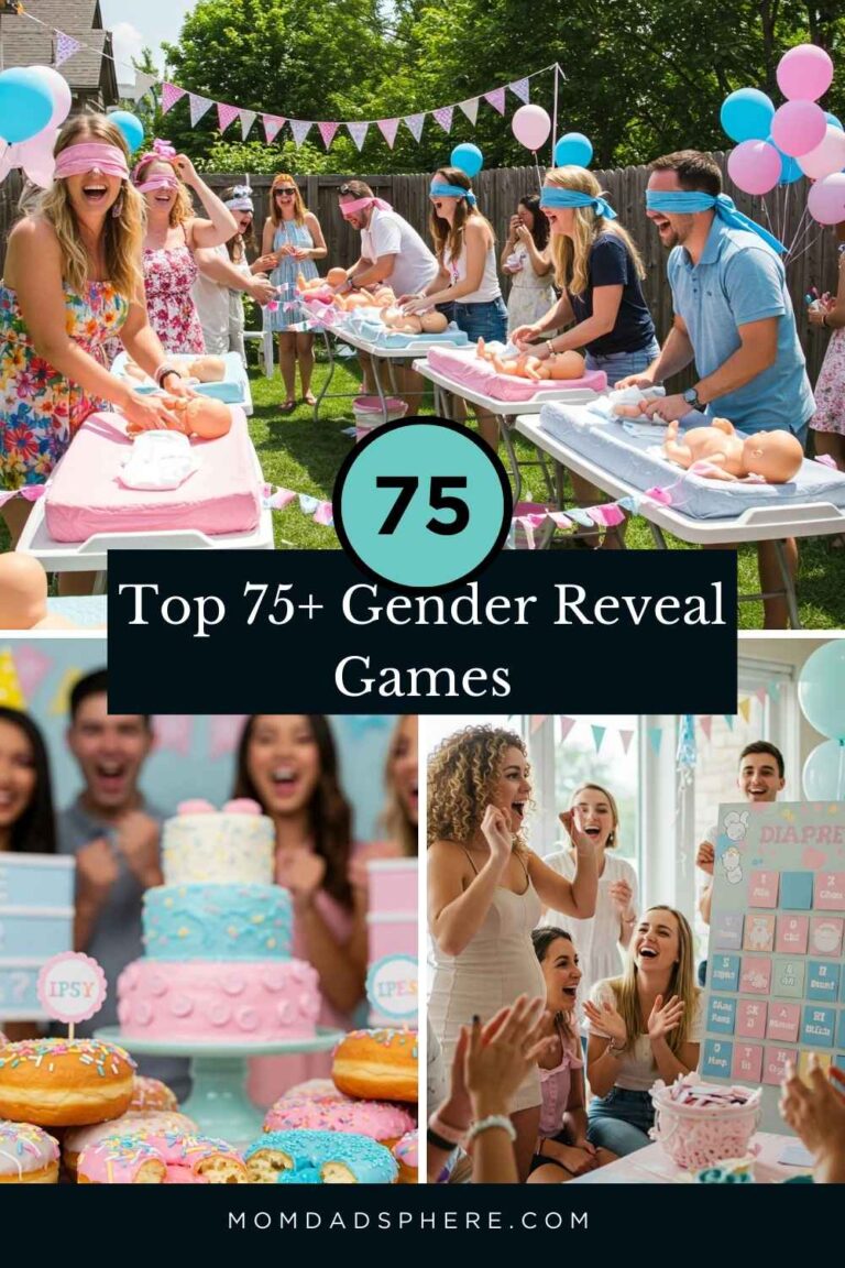 Top 75+ Gender Reveal Games That Keep Guests Guessing - Mom Dad Sphere ...